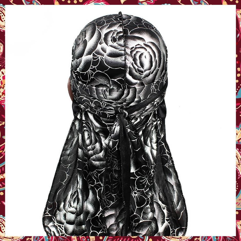 Black Durags | Timeless Wave Elegance by SilkyDurag®
