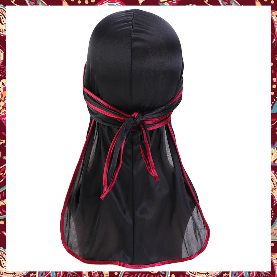 Black Durags | Timeless Wave Elegance by SilkyDurag®