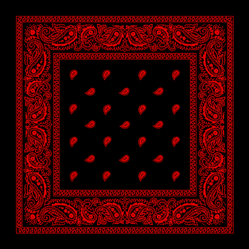 Red Bandanas - Simply Red, Simply Cool, and Paisley