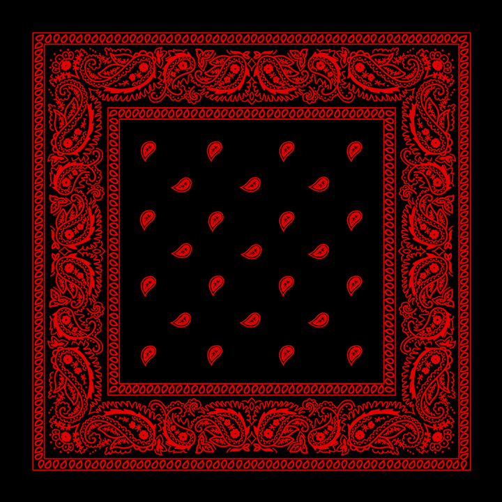 Red Bandanas - Simply Red, Simply Cool, and Paisley