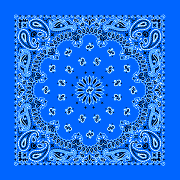 Blue Bandanas - Navy Nuances and Azure Accents