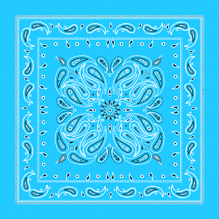 Blue Bandanas - Navy Nuances and Azure Accents
