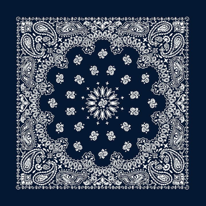 Blue Bandanas - Navy Nuances and Azure Accents