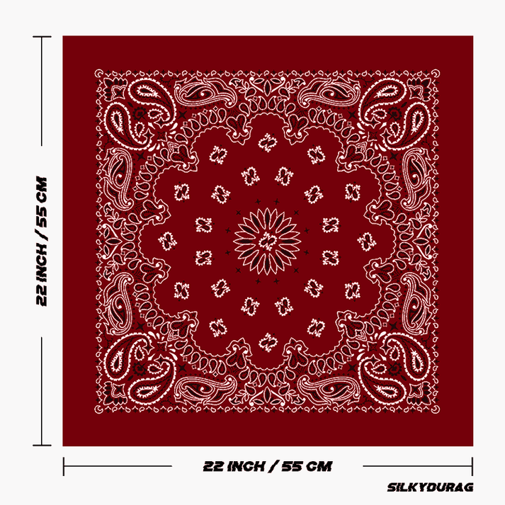 Dark Red Bandana