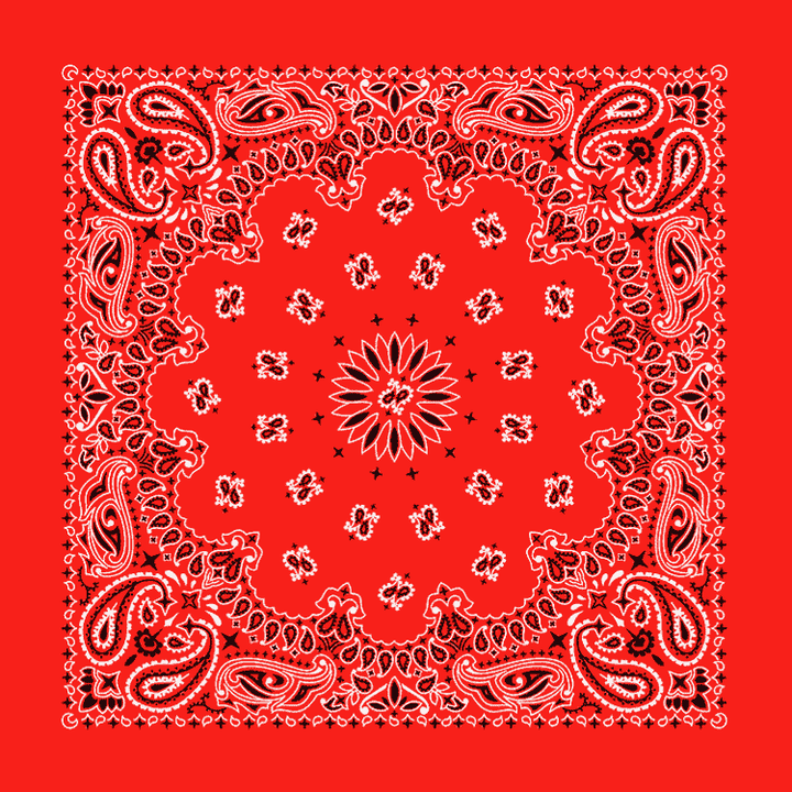 Red Bandanas - Simply Red, Simply Cool, and Paisley