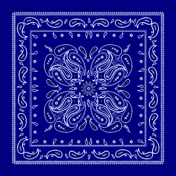 Blue Bandanas - Navy Nuances and Azure Accents