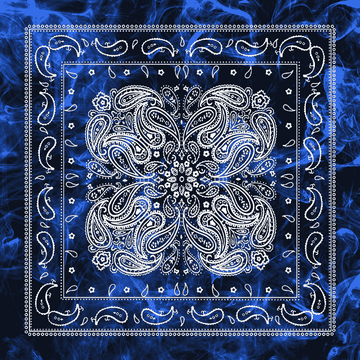 Blue Bandanas - Navy Nuances and Azure Accents