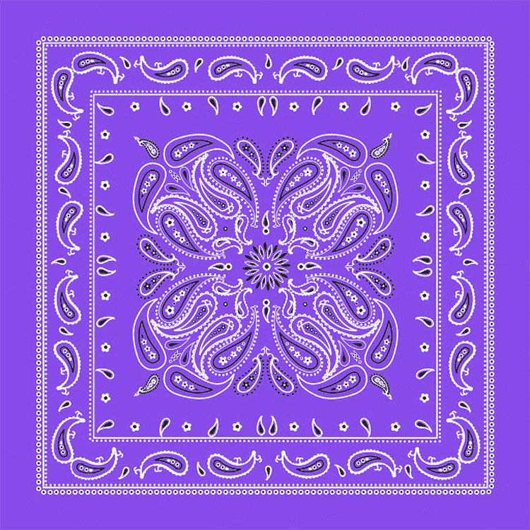 Purple Bandanas - Lavender Whispers to Royal Hues