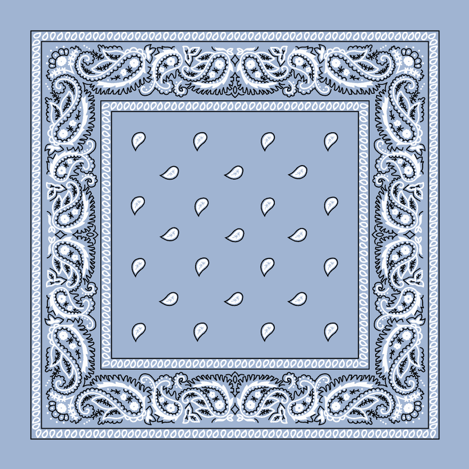 Blue Bandanas - Navy Nuances and Azure Accents
