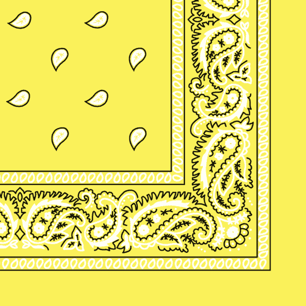 Light Yellow Bandana