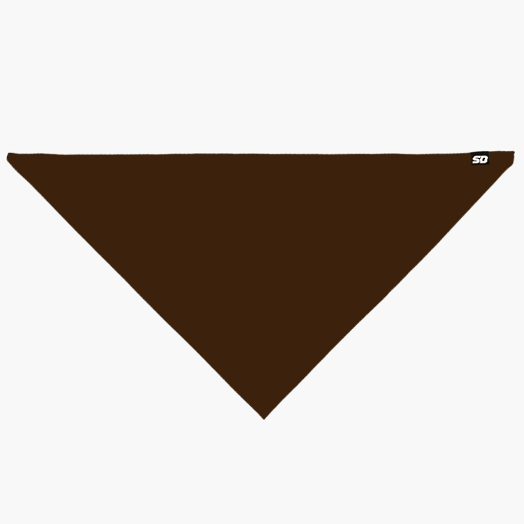 Plain Brown Bandana
