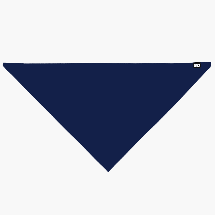 Plain Navy Blue Bandana