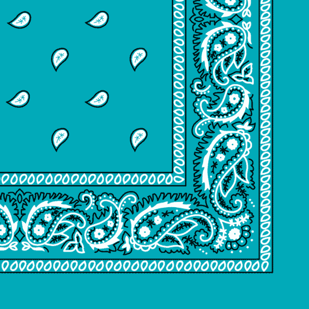 Turquoise Bandana
