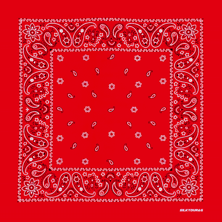Red Bandanas - Simply Red, Simply Cool, and Paisley